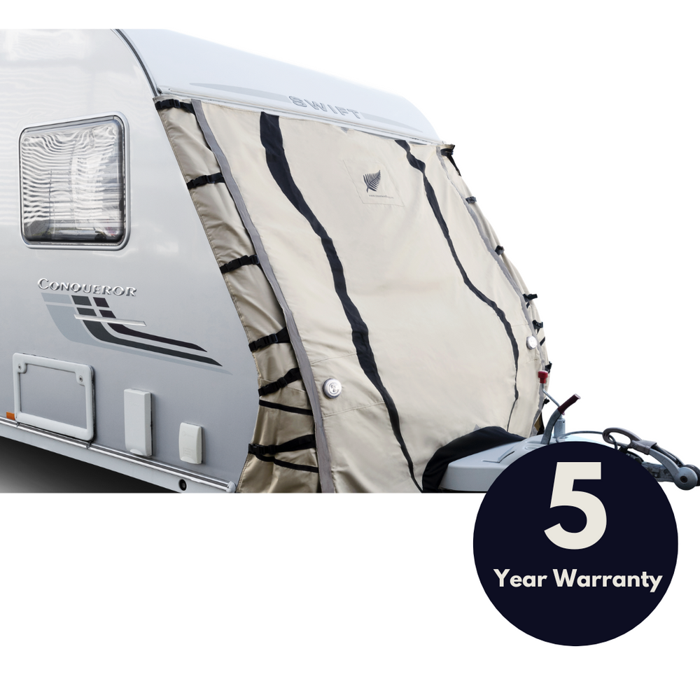 Universal Fit Caravan Tow & Front Covers NZ – 5‑Yr Warranty